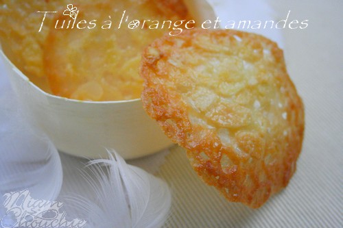 Tuiles à l’orange et aux amandes | Miam Chouchie