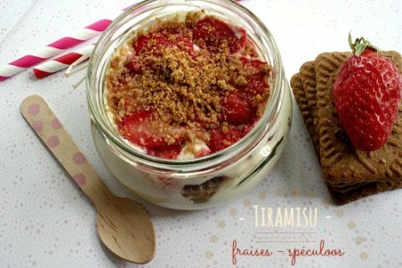 Tiramisu fraises – spéculoos | Miam Chouchie